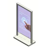 China 77 Inch OLED Transparent Display Unit Digital Signage High-Definition Touch Screen Indoor Advertising Display Player for Shopping Mall for sale