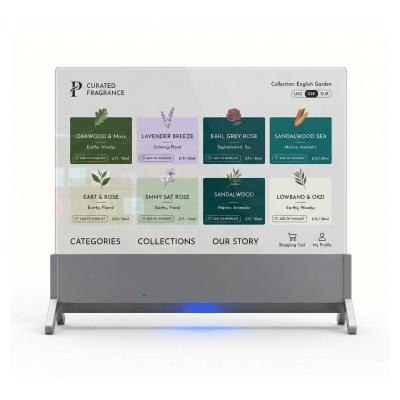 China 30 Inch Double-Sided Transparent OLED Display for Face-to-Face Customer Communication for sale