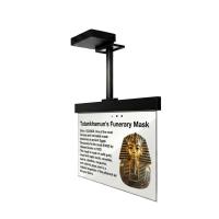 China 55 Inch Suspended Transparent OLED Display for Floating Window Visual Merchandising for sale