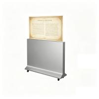 China 55 Inch Portable Lifting Transparent OLED Display for Product Launch Events and Brand Reveals for sale