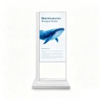 China 55 Inch Self-illuminating 4K HDR OLED Transparent Display Frameless Low-reflection Design Sunlight Readable for Exhibition Halls for sale
