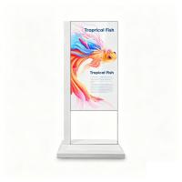 China 55 Inch Self-illuminating 4K HDR OLED Transparent Display Frameless Low-reflection Design Sunlight Readable for Exhibition Halls for sale