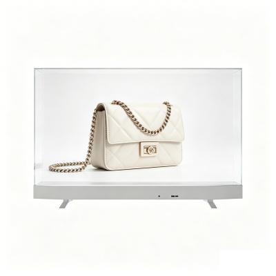 China 55 Inch Transparent OLED Desktop Display for Interactive Product Demonstrations and Exhibition Marketing for sale