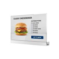 China 55 Inch Interactive Touch Transparent OLED Advertising Display for Exhibition and Jewelry Showcase for sale