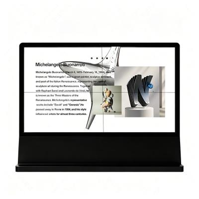 China 55 Inch Slim Bezel Transparent OLED Touch Video Wall with 4K 2×2 Splicing Display for sale