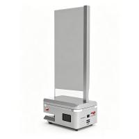 China 55 Inch Transparent OLED Mobile Reception Robot with AI Voice Interaction for sale
