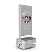 China 55 Inch Transparent OLED Mobile Reception Robot with AI Voice Interaction for sale