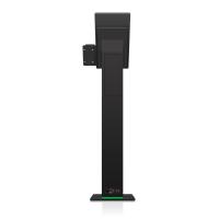 China 21.5 Inch Black With Lights Interactive Self Service Payment Vertical Kiosk Automatic Touch Screen For Restaurant for sale