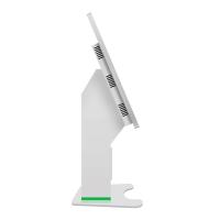 China 21.5 Inch OEM Fast Food Restaurant Desktop Interactive White Self Ordering Machine Self Service Payment Kiosks for sale