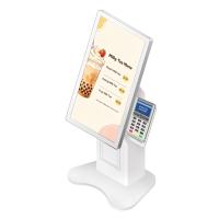 China 21.5 Inch Desktop Restaurant Ordering Machine Self Service Terminal Checkout Payment Kiosk SDK Facial Recognition Multi-OS for sale