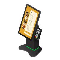China KFC Restaurant 21.5 Inch Touch Screen POS Fast Food Self Service Order System Terminal Machine Payment Kiosk for sale