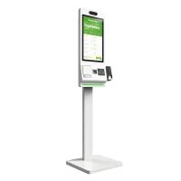 China 21.5 Inch Modular Configuration Self Ordering Machine Kiosk QR Scanner Pos Printer Rfid Reader Self Service Kiosk for Restaurant for sale