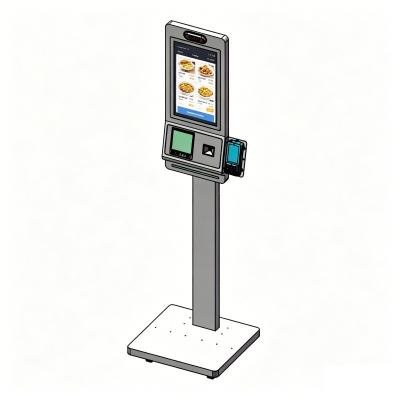 China Ordering Machine Payment for Restaurant Touch Screen Kiosk 18.5 Inch Self Service Pos System for sale