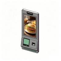 China 18.5'' Android/windows System Desktop Kiosk Payment Machine Self Service Ordering Checkout Kiosk for sale
