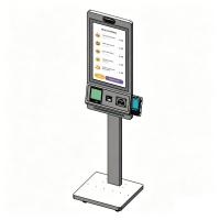 China 27 Inch Interactive Touch Screen Self-Service Fast Food Ordering Kiosk for Shopping Malls Retail Stores Indoor Application SDK OEM for sale