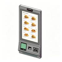 China 27 Inch Self-service Ordering Machine Touch Screen Restaurant Milk Tea Shop Code Scanning With NFC POS Terminal Payment for sale