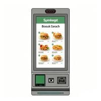 China 27 Inch Self-service Ordering Machine Touch Screen Restaurant Milk Tea Shop Code Scanning With NFC POS Terminal Payment for sale