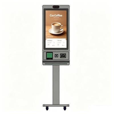 China 32 Inch ODM Self-Order Kiosk with Touch Screen Restaurant POS Payment Self-Ordering Machine for sale