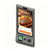 China 32 inch Vertical Touch Self Ordering Kiosk Pos System Payment Kiosk Machine CE Certified for sale