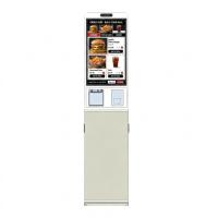 China OEM 23.8 Inch Vertical order taking machine Windows Kiosks  Menu Display Self-Order Machine I5 8GB RAM for sale
