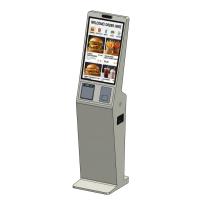 China OEM 23.8 Inch Vertical order taking machine Windows Kiosks  Menu Display Self-Order Machine I5 8GB RAM for sale