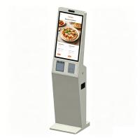 China KFC Self Ordering Kiosk 27-inch Merchant Cashier Counter Bill Printing Collection Terminal for sale