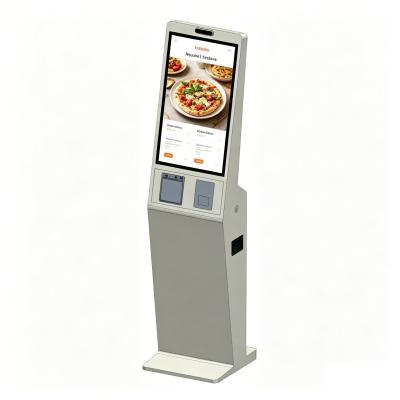 China KFC Self Ordering Kiosk 27-inch Merchant Cashier Counter Bill Printing Collection Terminal for sale