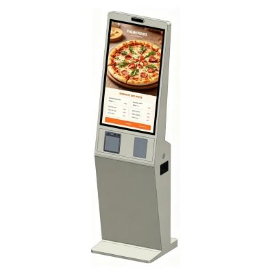 China 32 Inch fast food ordering kiosk Touch Screen with Barcode Reader Thermal printing module for sale