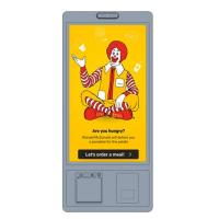 China 27 Inch Interactive Restaurant Self Ordering Kiosk Payment Touch Screen for sale