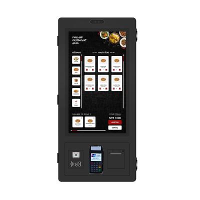 China 32 Inch Self Service Ordering Android 11 Kiosks in Restaurant Ordering Table Digital Menu Display for sale