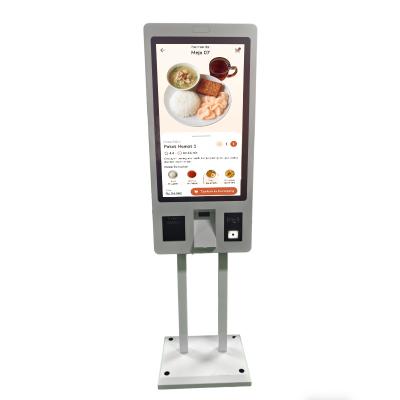 China 32 Inch Self Checkout Machine Supermarket Touch Screen for Shopping Mall and Financial Service for sale