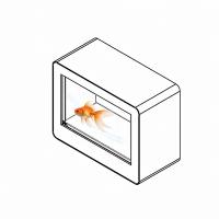 China 8 Inch Transparent LCD Display Cabinet for Jewelry Retail Product Showcase and Exhibition for sale