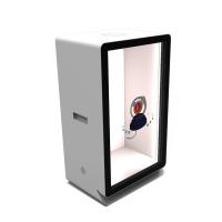 China 15.6 Inch Transparent Digital Display Cabinet for Brand Showcase and Visual Marketing Display for sale