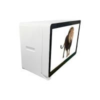 China 21.5 Inch Transparent Retail Display Cabinet Enhancing Modern Store Product Presentation for sale