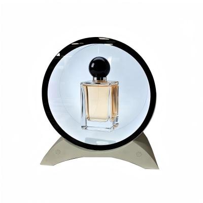 China 23.6 Inch Round Transparent OLED Showcase for Premium Countertop Visual Merchandising for sale