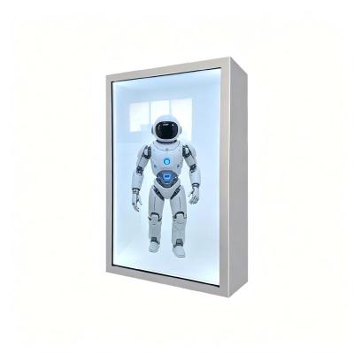 China 27 Inch See-Through LCD Showcase Creating Clear and Modern Product Displays for sale