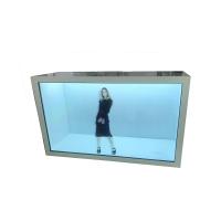 China 55 Inch Transparent Video Display Cabinet Creating Immersive Visual Presentations for Modern Spaces for sale