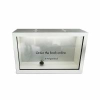 China 55 Inch Transparent Video Display Cabinet Creating Immersive Visual Presentations for Modern Spaces for sale