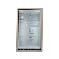 China 65 Inch Transparent OLED Display Case for Premium Art and Luxury Product Presentation Spaces for sale
