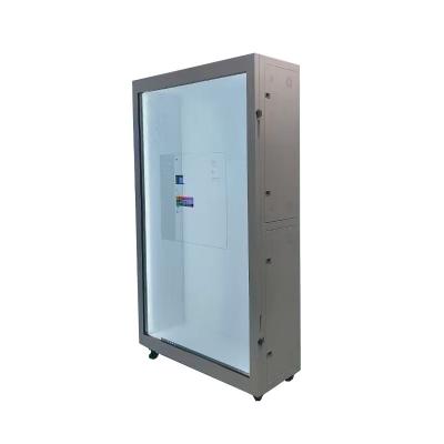 China 85 Inch Transparent Display Kiosk for Large Commercial Experience Environments for sale