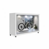 China 86 Inch Retail Transparent LCD Showcase for Flagship Store Presentation for sale