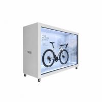 China 86 Inch Retail Transparent LCD Showcase for Flagship Store Presentation for sale