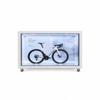 China 86 Inch Retail Transparent LCD Showcase for Flagship Store Presentation for sale