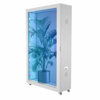 China 86 Inch Transparent Touch Screen Showcase for Interactive Large-Scale Product Experiences for sale