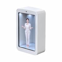 China 43 Inch AI Holographic Display Kiosk for Virtual Presenter and Brand Communication for sale