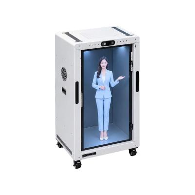 China 43 Inch AI Holographic Display Kiosk for Virtual Presenter and Brand Communication for sale