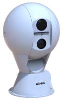 China Multifunction PTZ Thermal CMOS Infrared Night Vision Security Camera With Gyro Stabilization for sale