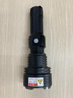 China 5mW Red Laser Flashlight 1000m Beam Distance Black Aluminium Alloy Flashlight for sale