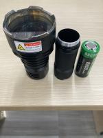 China Aluminum Alloy 5mW Laser Flashlight Waterproof With Button Switch / AAA Battery for sale