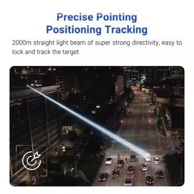 China Red Laser Flashlight 1000m Beam 5mW Output Aluminum Alloy Flashlight for sale
